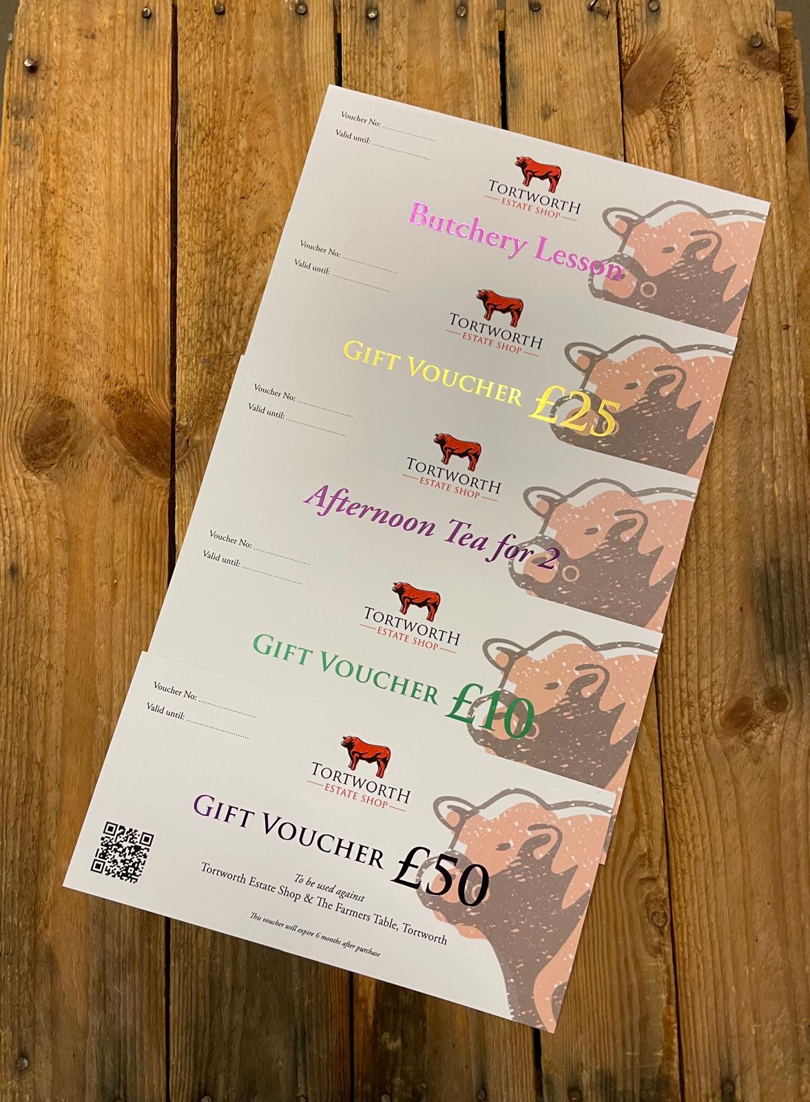 £25 Gift Voucher – Tortworth Estate Farm Shop